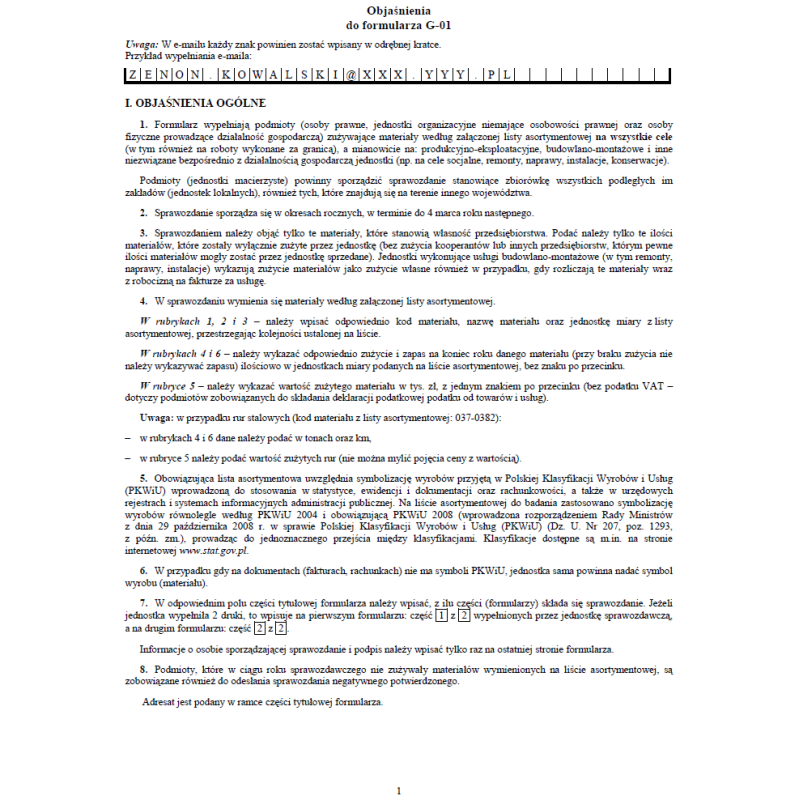 G-01 | Dobra Cena | Sklep Online | Warszawa - SignForm